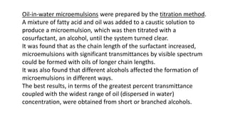 Microemulsion & multiple emulsion | PPTX