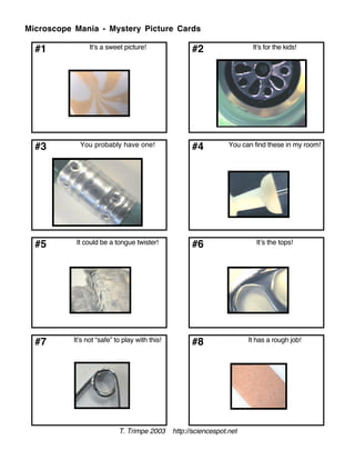 Micromyspic Station1 | PDF