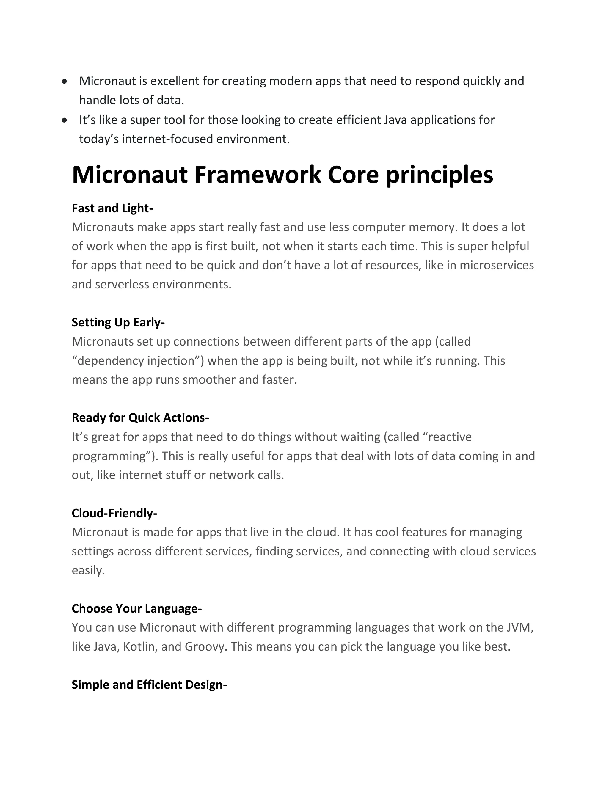 Micronaut Framework Guide Framework Basics And Fundamentalspdf Cloud