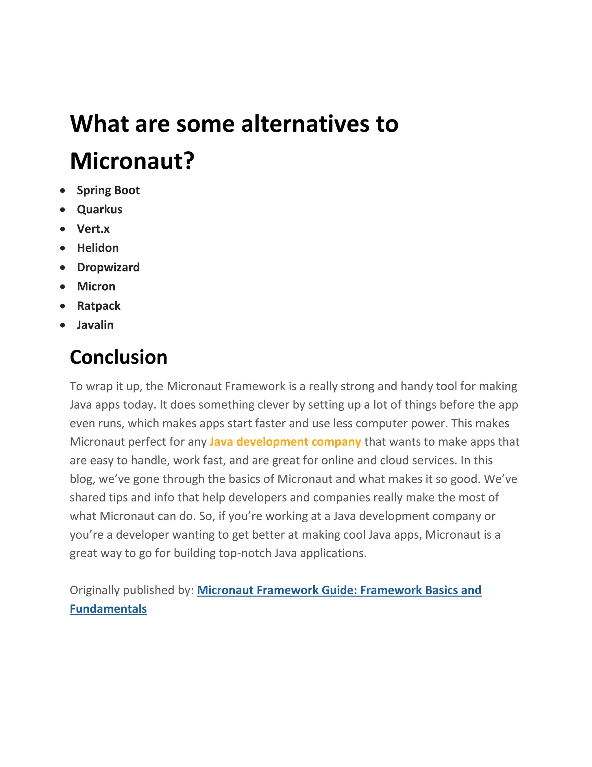 Micronaut Framework Guide Framework Basics And Fundamentalspdf Cloud Computing Internet