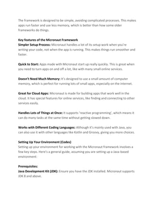 Micronaut Framework Guide Framework Basics and Fundamentals.pdf | Cloud Computing | Internet