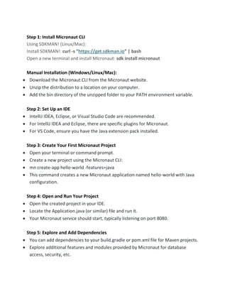 Micronaut Framework Guide Framework Basics and Fundamentals.pdf | Cloud Computing | Internet