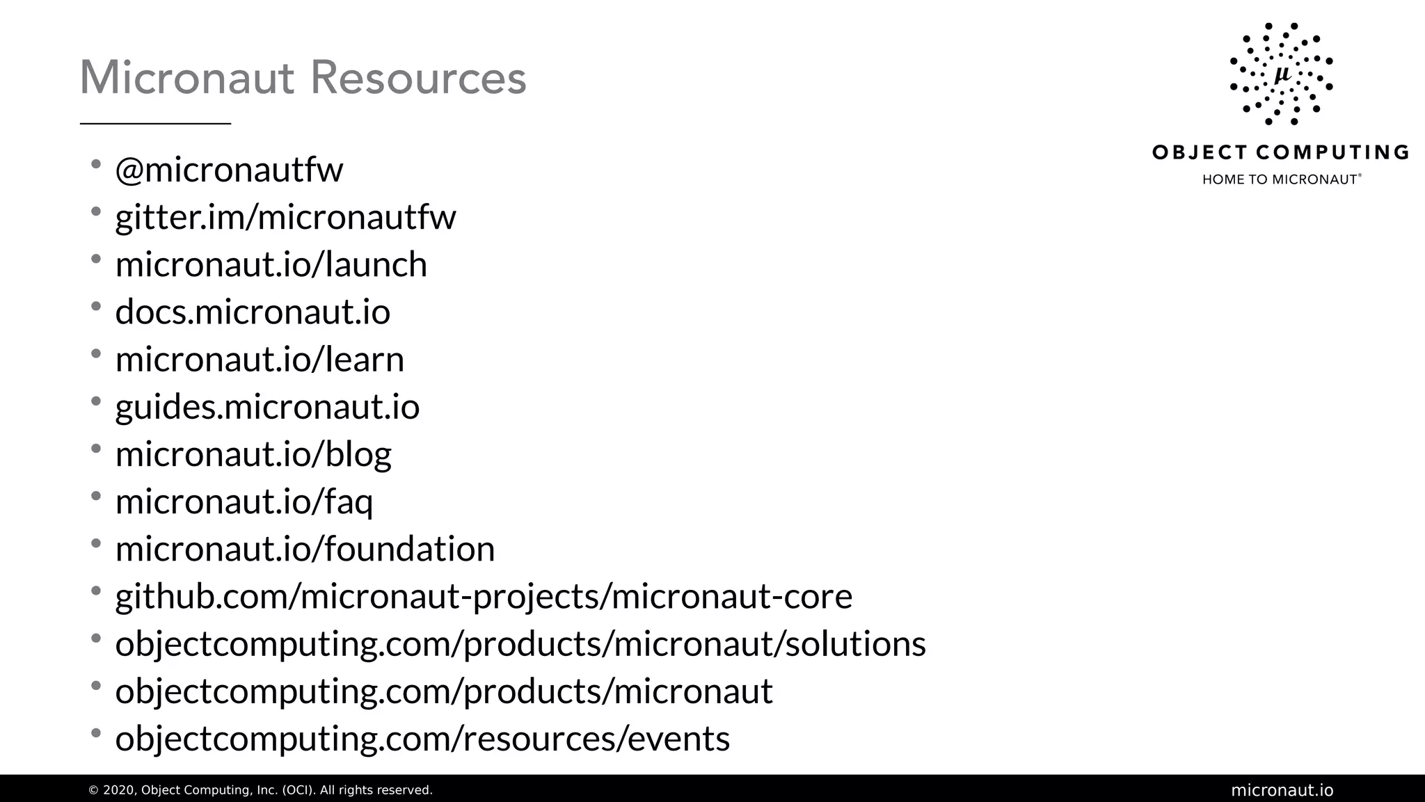 Developing Micronaut Applications With IntelliJ IDEA | PPT
