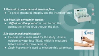 Microneedle a smart approch for transdermal drug delivery system | PPTX