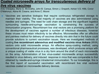 Microneedles in Transdermal Drug Delivery System | PPTX