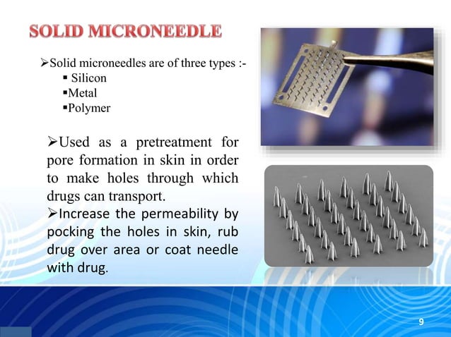 Microneedle technology | PPTX | First Aid | Injuries