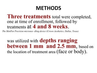 Microneedling Outcomes in Early Postsurgical Scar.pptx