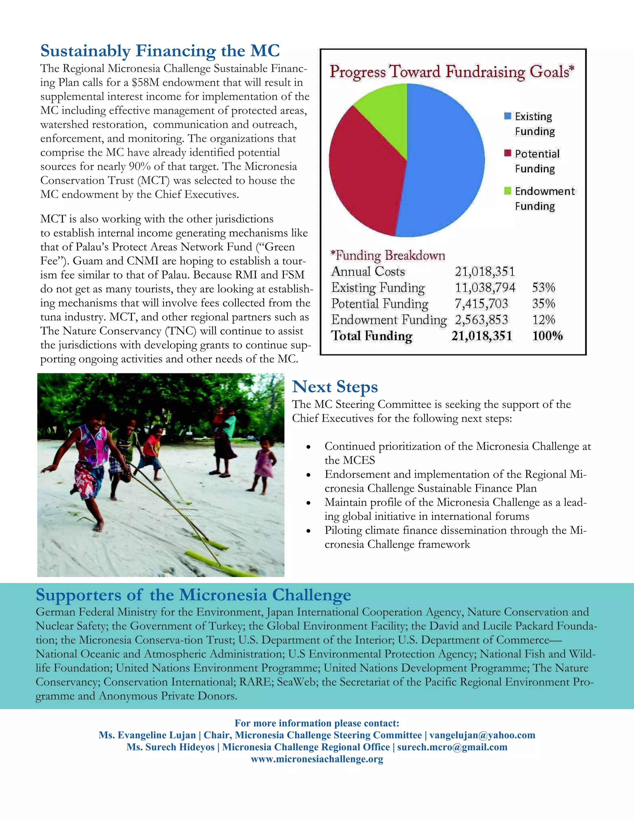 Micronesia Challenge - 5 Year Progress Report | PDF
