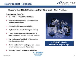 Micron gearbox product overview | PPT