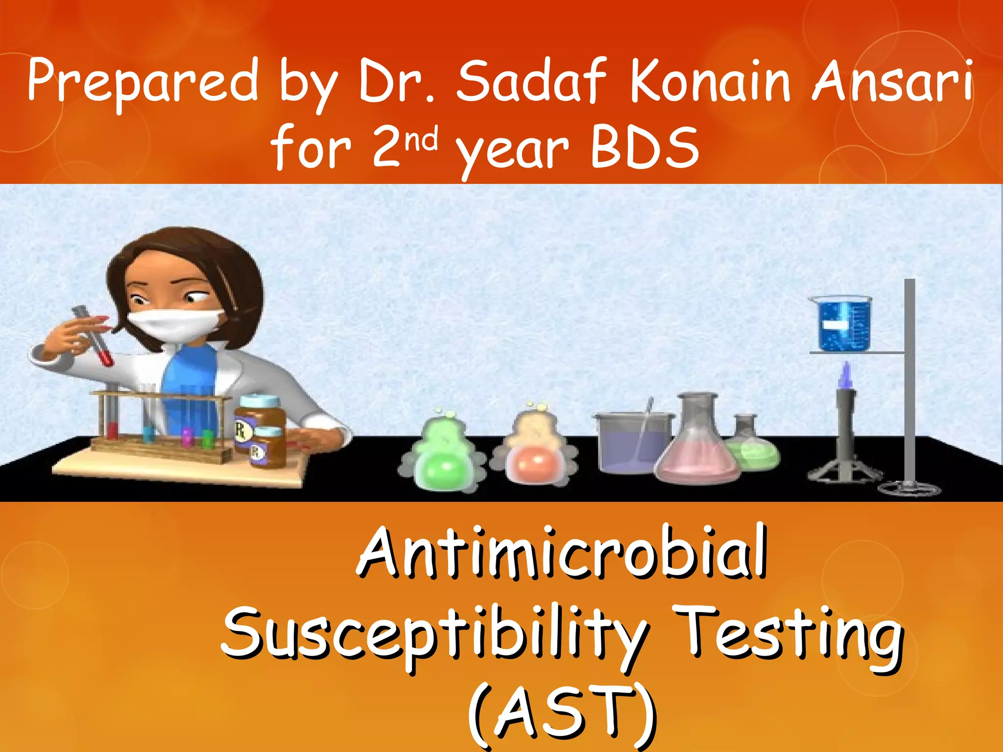 ACT antimicrobial susceptibility testing, inoculation and drug ...