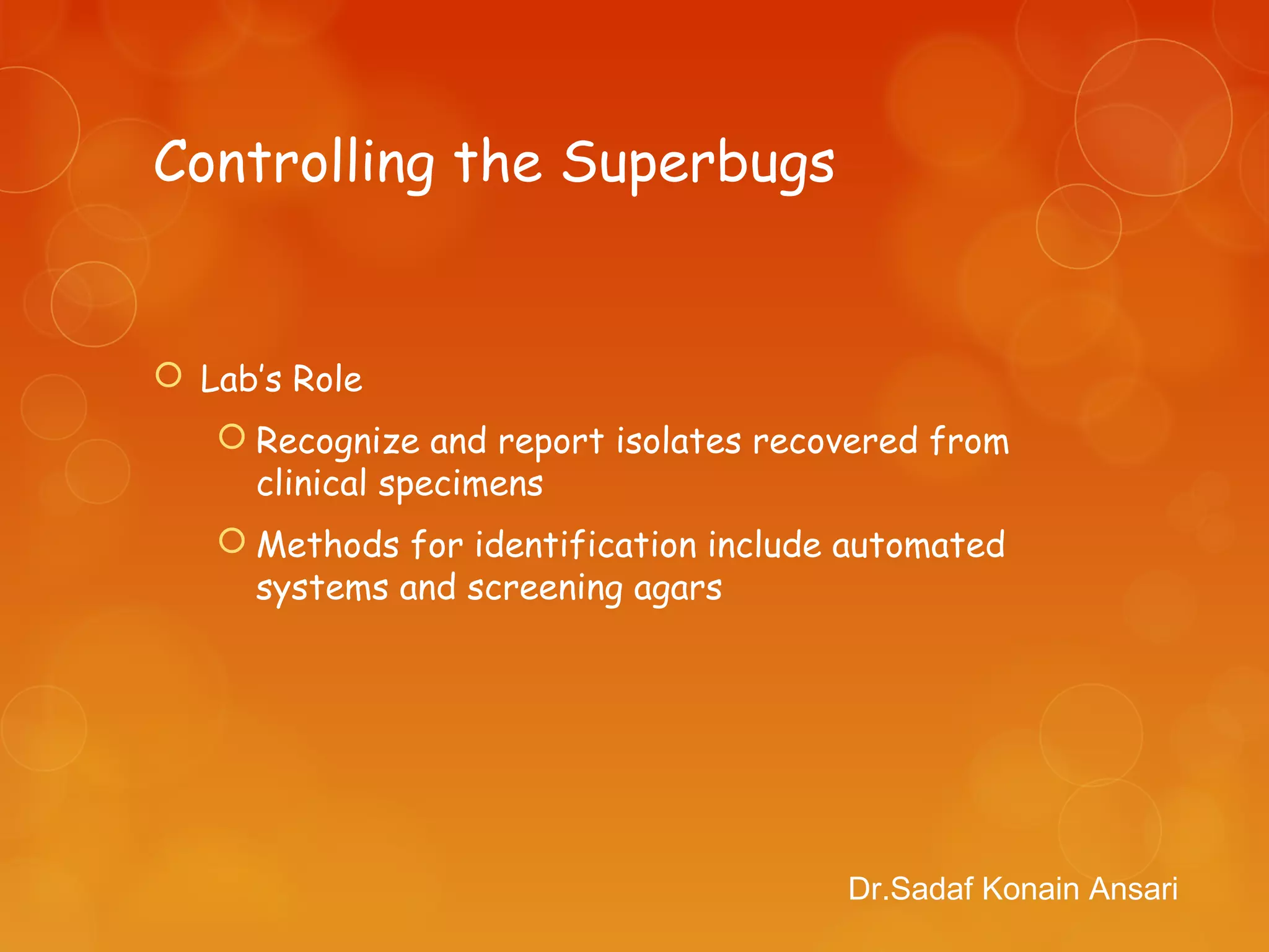ACT antimicrobial susceptibility testing, inoculation and drug ...
