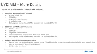 Micron Persistent Memory & NVDIMM | PDF