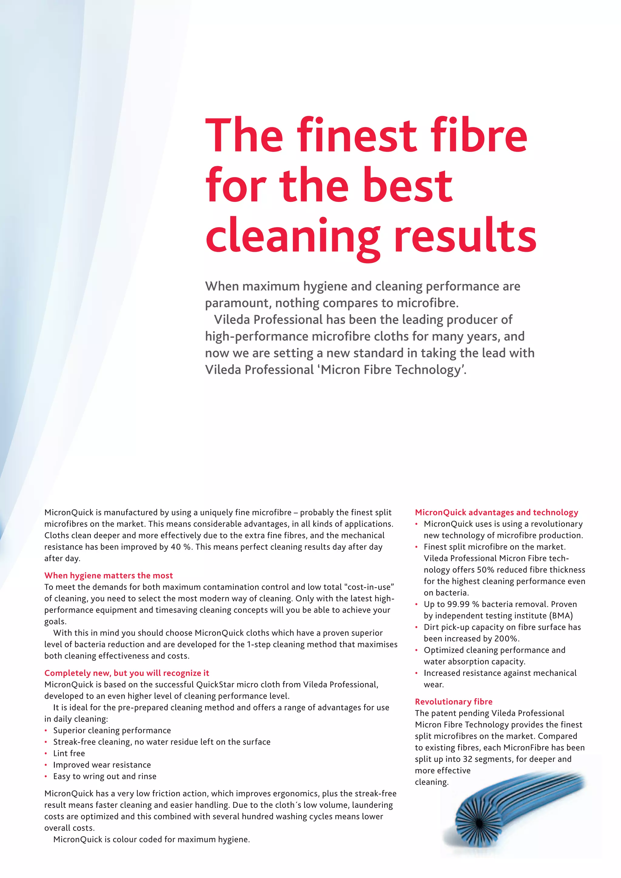 MicronQuick The next generation microfibre cloth | PDF | Free Download