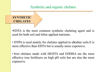 Micronutrient chelate (1) | PPTX
