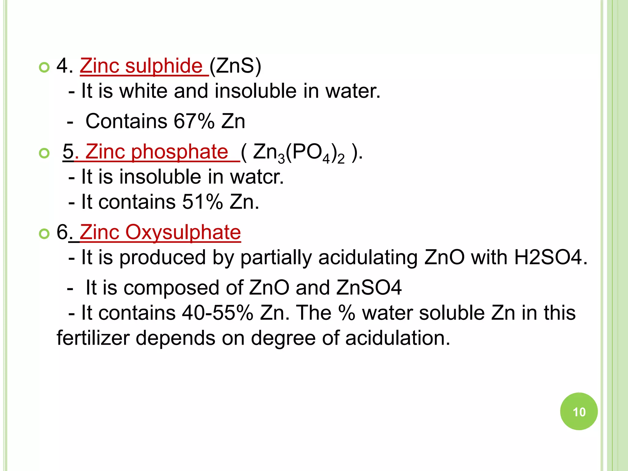 Micronutrient fertilizers and their properties | PPTX