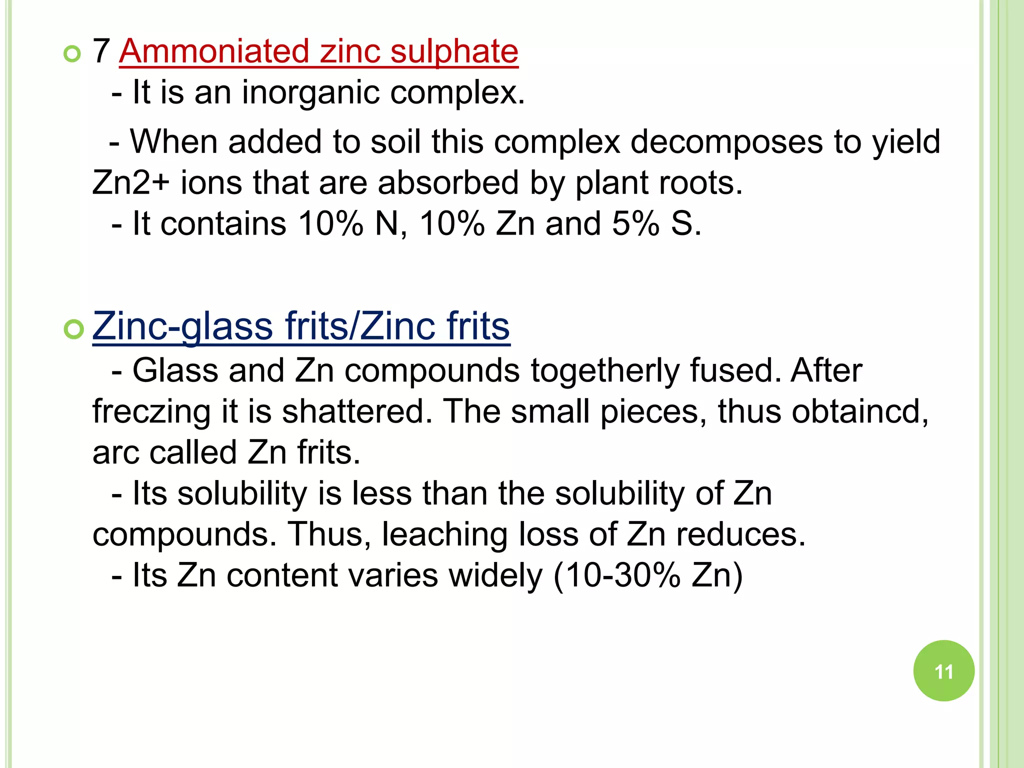 Micronutrient fertilizers and their properties | PPTX