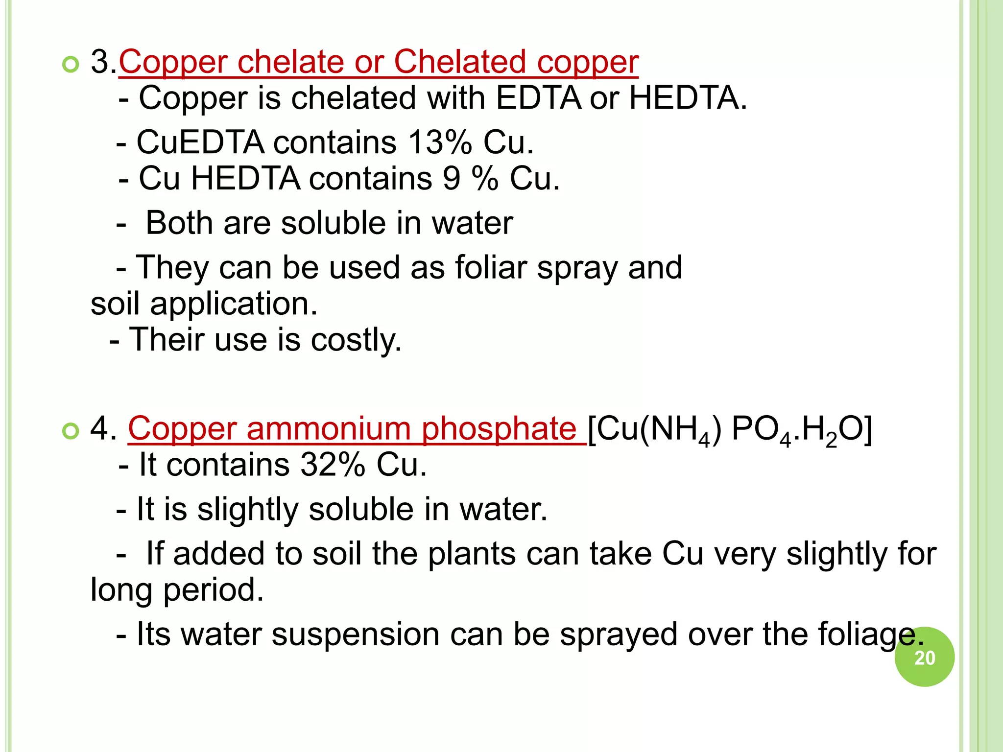 Micronutrient fertilizers and their properties | PPTX