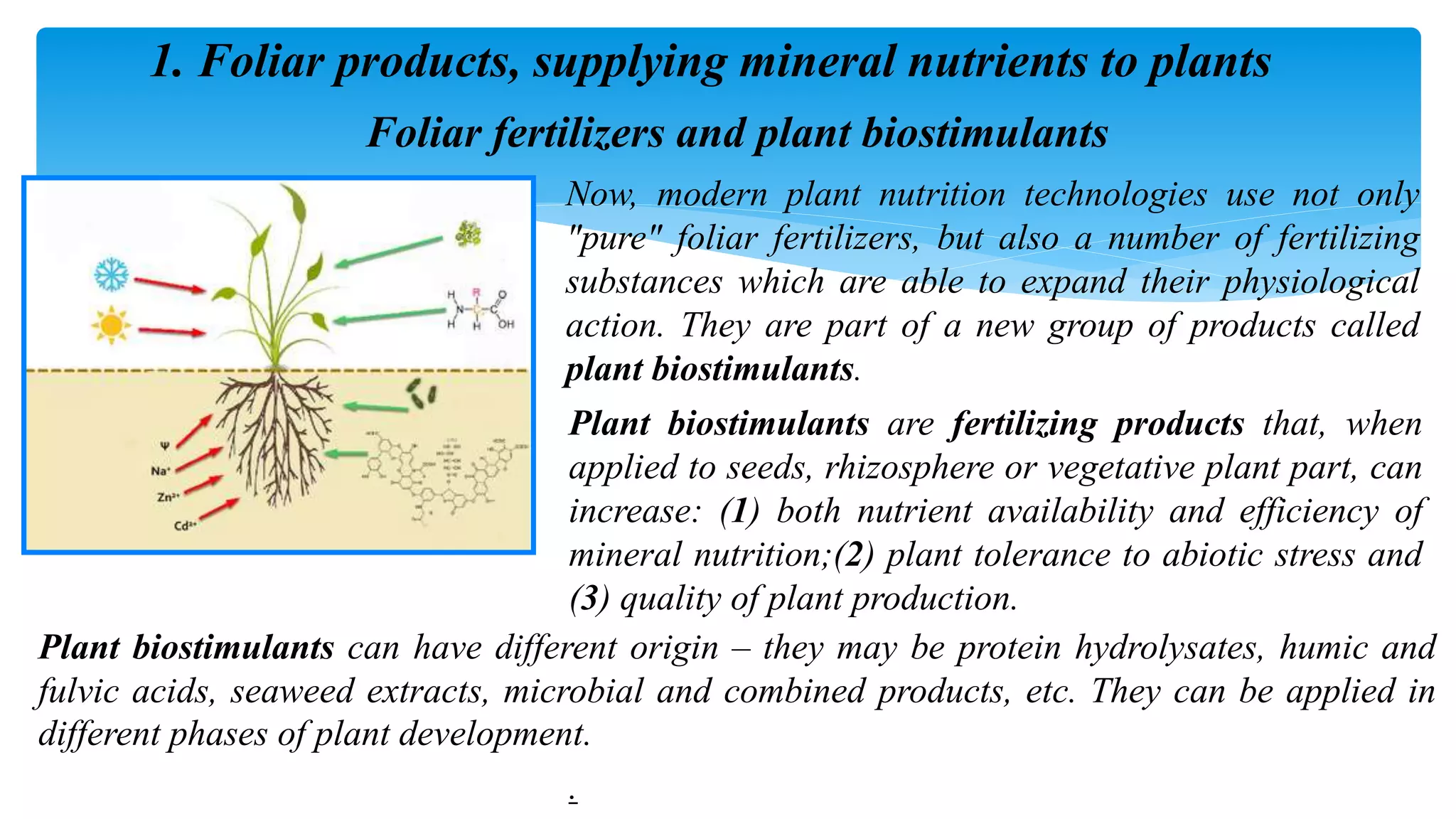 Micronutrients and foliar fertilization.pptx