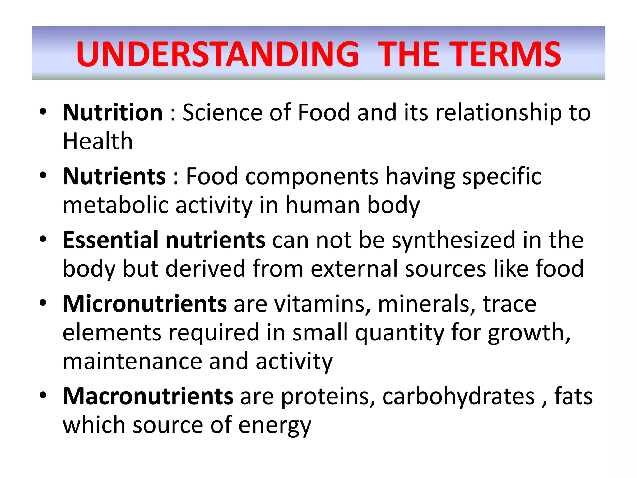 Understanding Micro nutrients and future of fortification | PPTX