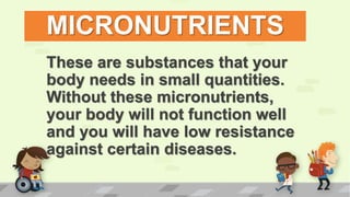 HEALTH (Micro-Nutrients) | PPT