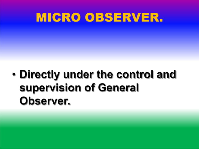 Micro observer ppt | PPTX | Operating Systems | Computer Software and Applications