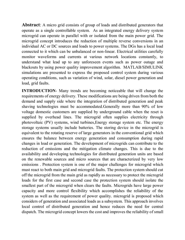 Microogrid with diesel generator ,wind turbine and solar farm with optimistic results using ...