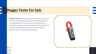 Micro Ohmmeter - Online Store for Test and Measurement Equipment.pptx