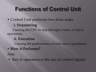 Micro operation control of processor | PPT