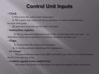 Micro operation control of processor | PPT