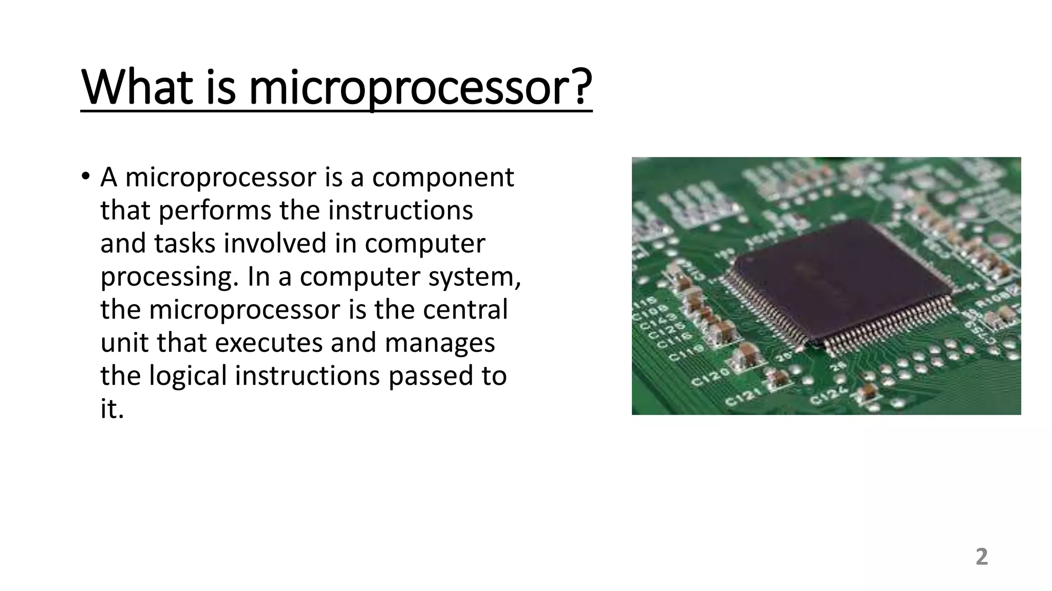 Microopresesor and all units. | PPTX