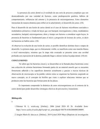 MICROORGANISMOS PRESENTES EN LA LESION DE CARIES DENTAL.docx