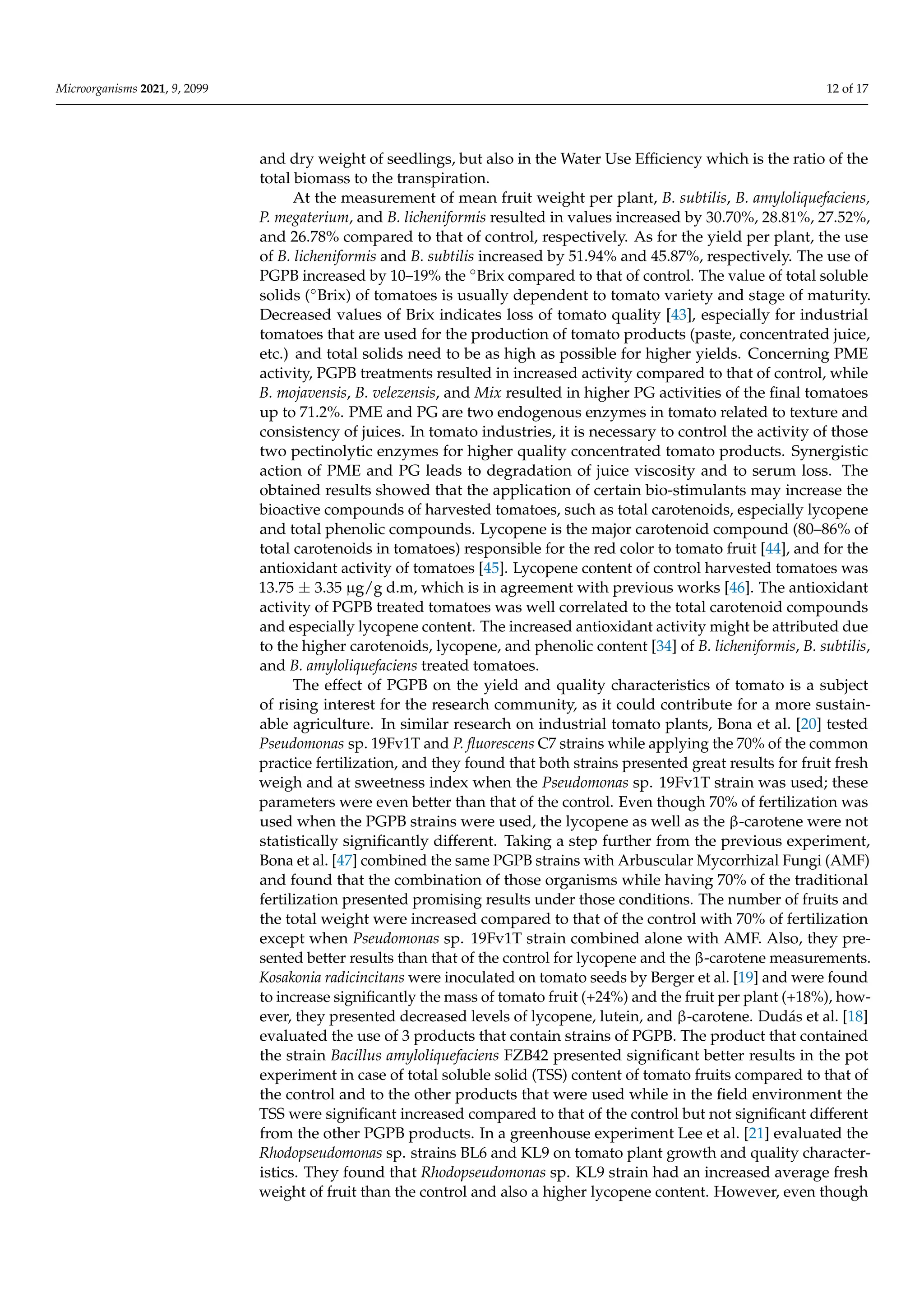 Evaluation of plant growth promoting bacteria strains | PDF