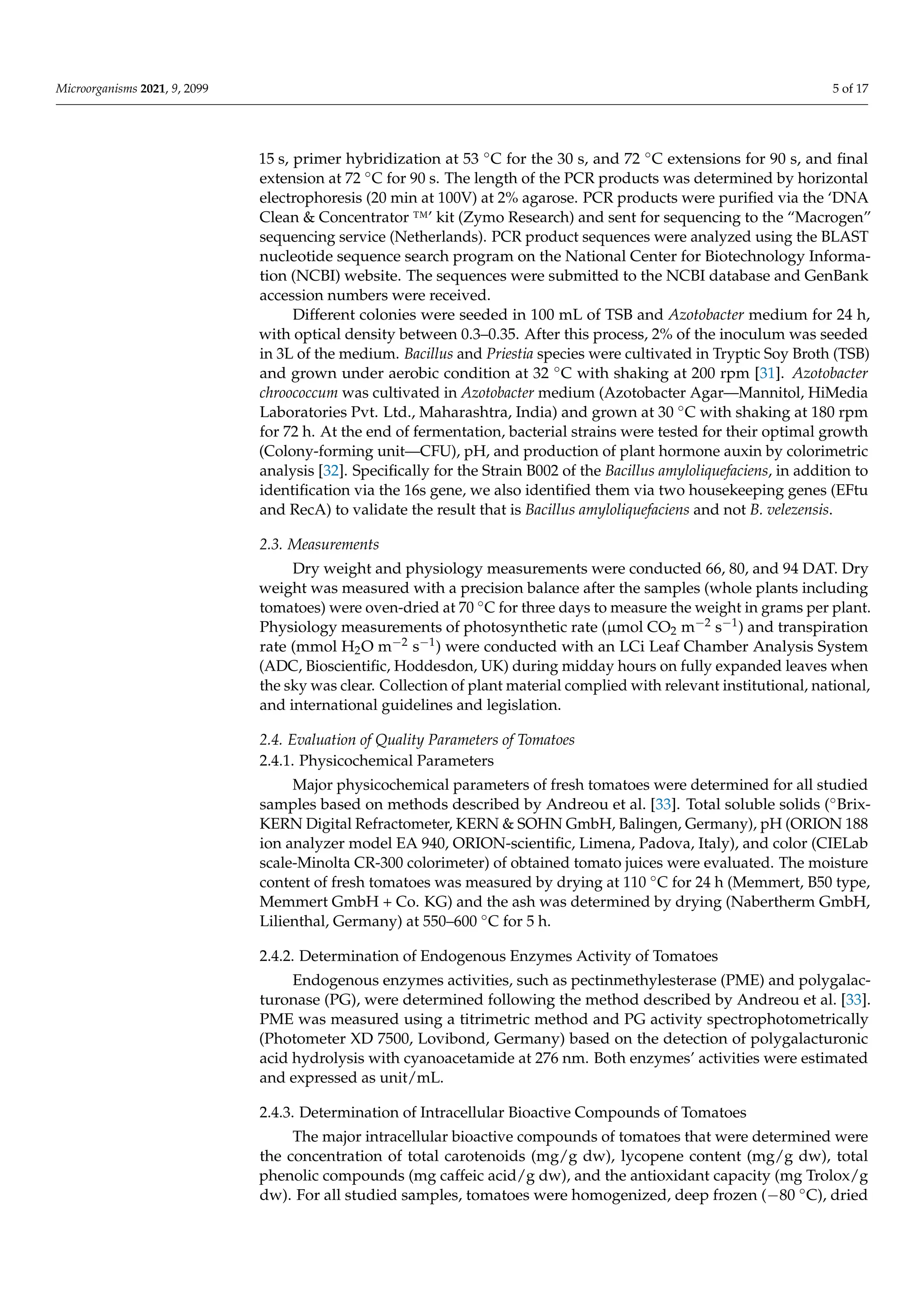 Evaluation of plant growth promoting bacteria strains | PDF