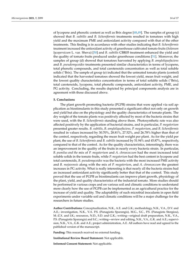 Evaluation of plant growth promoting bacteria strains | PDF