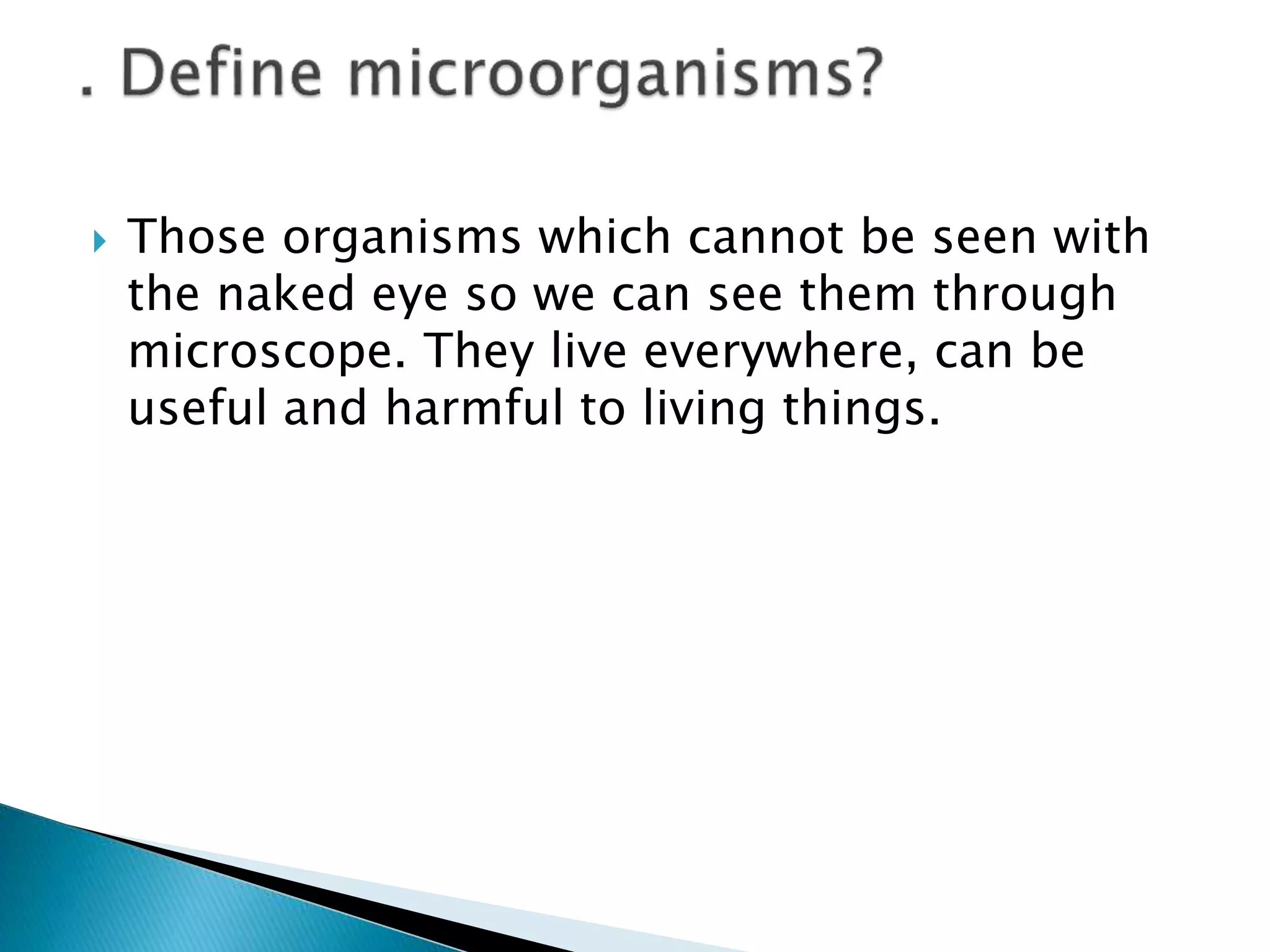 MICRO ORGANISMS.pptx | Free Download