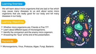 Microorganisms Science Chapter Class 8 CBSE | PPTX | Biological ...