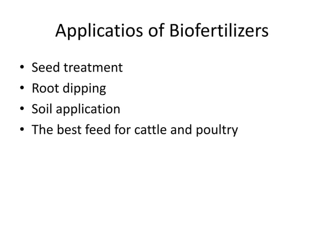 Microorganisms as biofertilizer | PPTX | Agriculture | Industries
