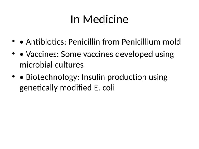 Microorganisms Everyday Life Presentation Pptx