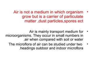 Microorganisms in air | PPT