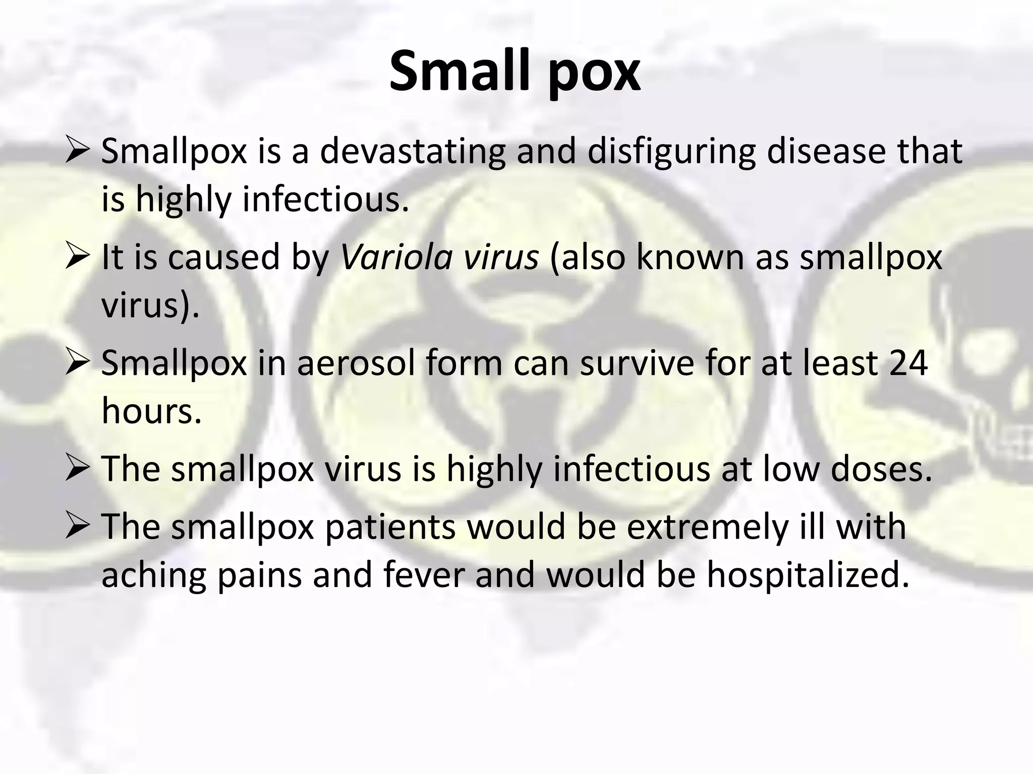Microorganisms in biological warfare | PPTX