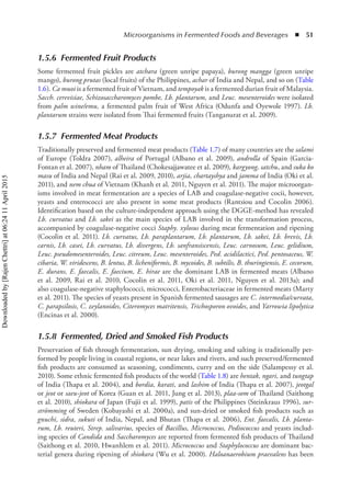 Microorganisms in Fermented Meat Food and Beverages | PDF