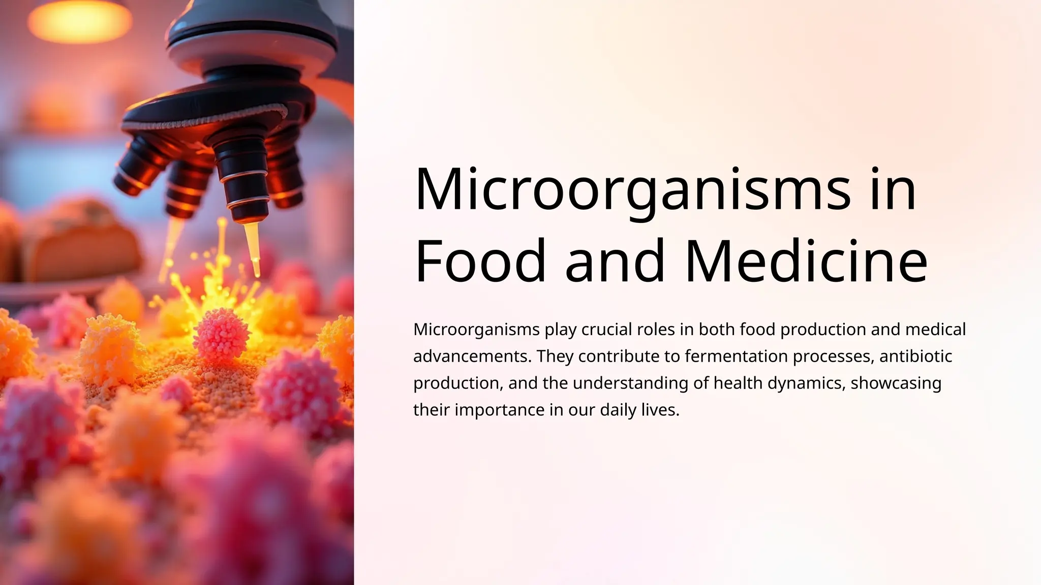 Microorganisms in Food and Medicines.pptx