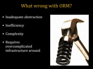 Micro-ORM Introduction - Don't overcomplicate | PPT