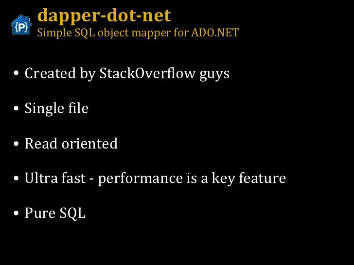 Micro-ORM Introduction - Don't overcomplicate