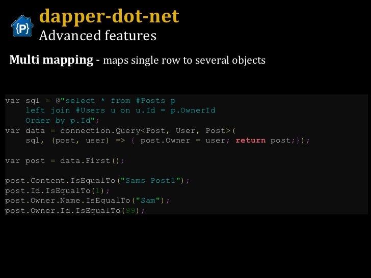 Micro-ORM Introduction - Don't overcomplicate