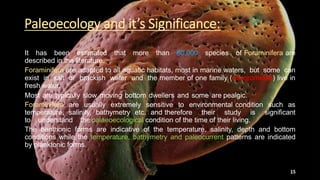 Micropaleontology and foraminifera | PPTX | Geology | Science