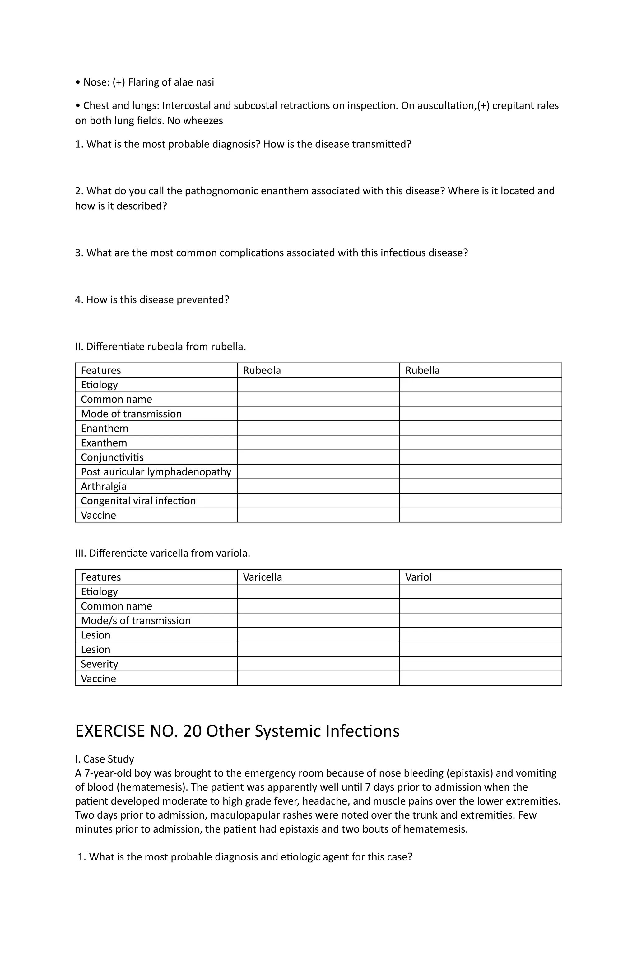 Microbiology & Parasitology Exercises Parts of the Microscope | DOCX