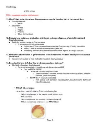 Microbiology Study Guides And Answers