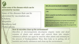 Microorganisms Friends and Foe Part 3 | PPTX
