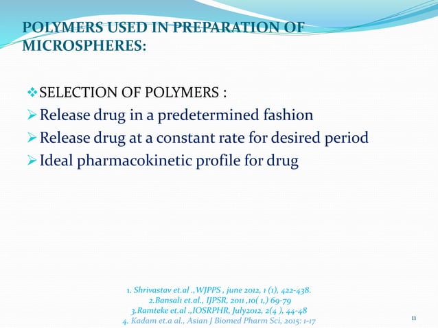 Microparticle : formulation and evaluation | PPTX | Chemistry | Science